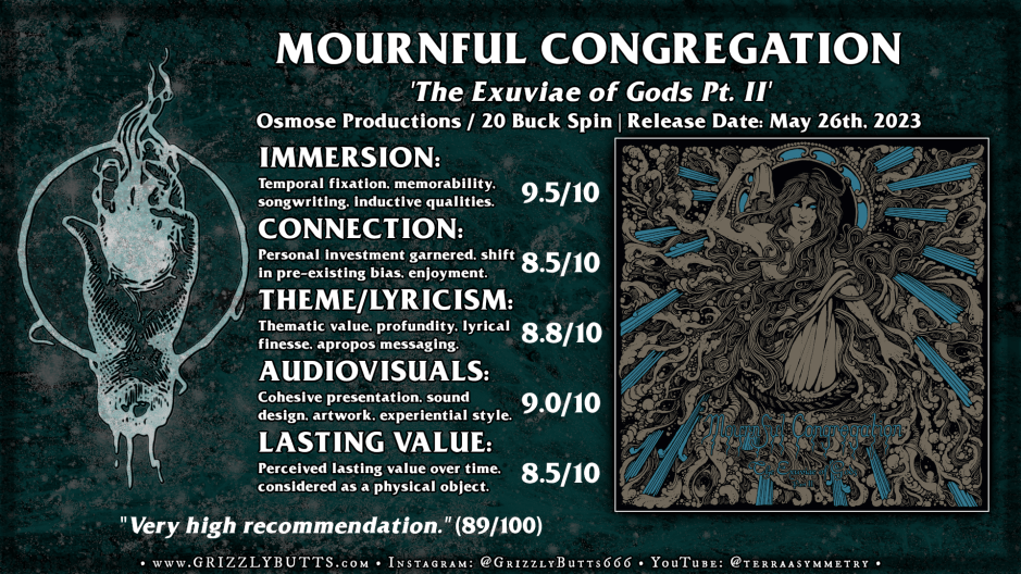 MOURNFUL CONGREGATION – The Exuviae of Gods Pt. II (2023) | REVIEW