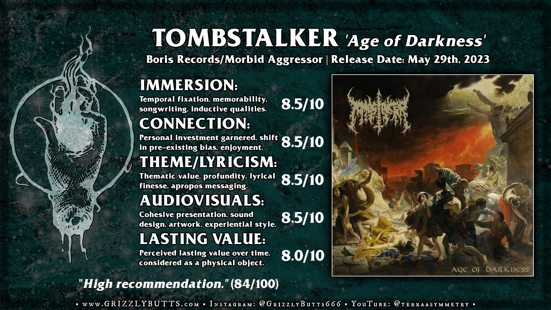 TOMBSTALKER – Age of Darkness (2023) | REVIEW