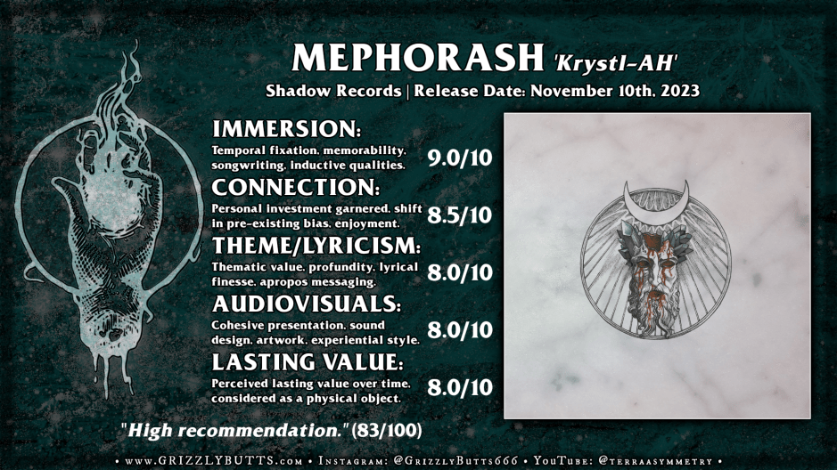 MEPHORASH – Krystl-AH (2023) | REVIEW