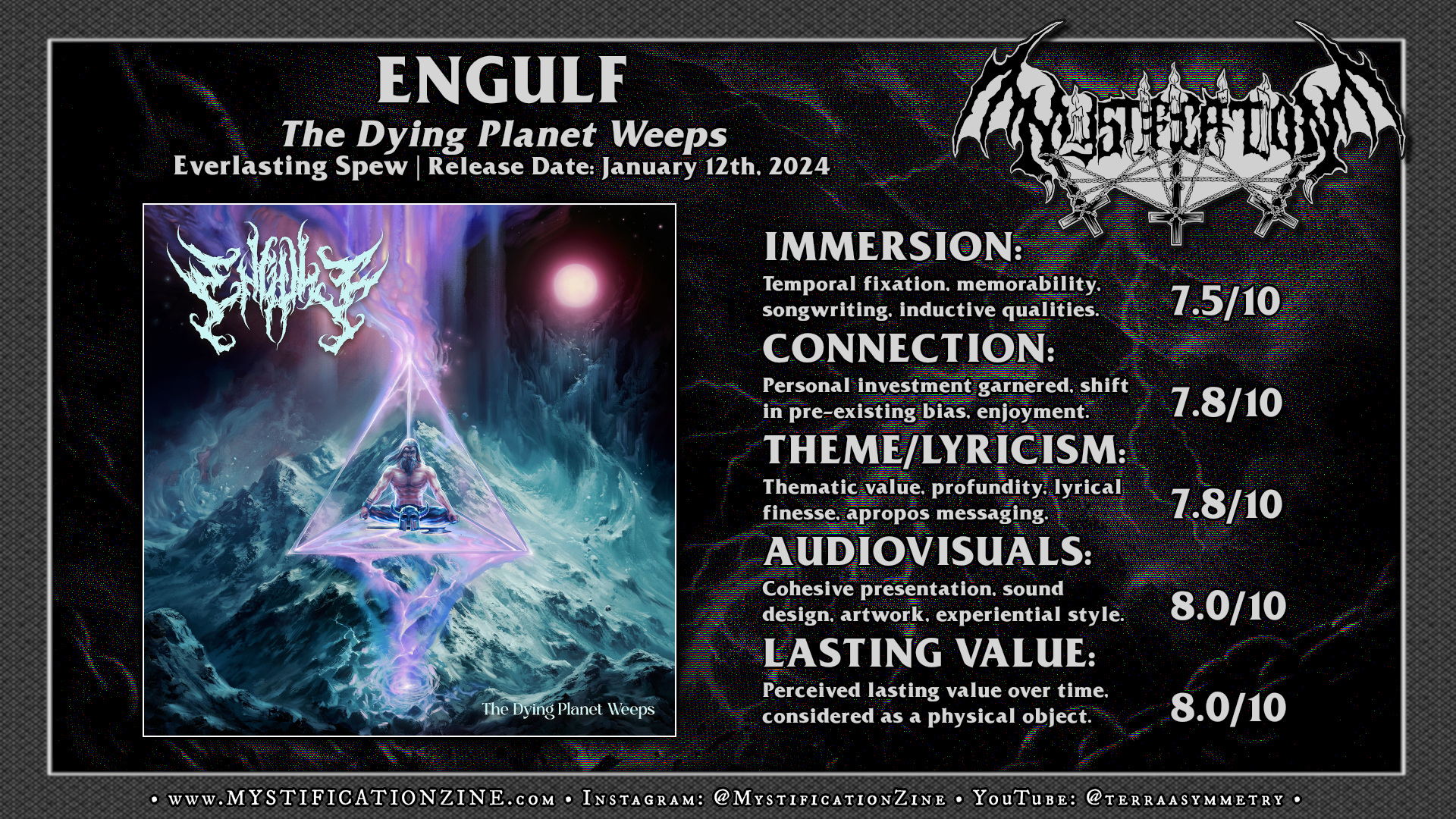 ENGULF – The Dying Planet Weeps (2024) | REVIEW