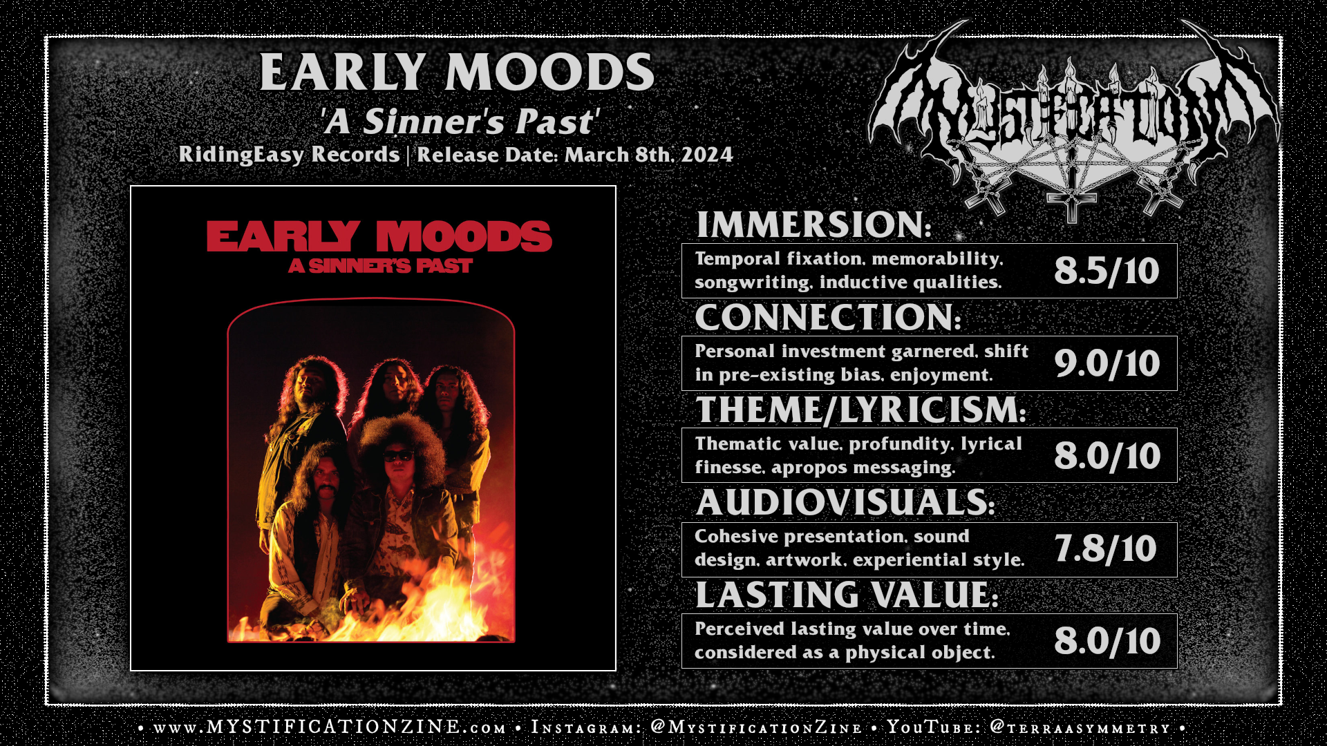 EARLY MOODS – A Sinner’s Past (2024) | REVIEW