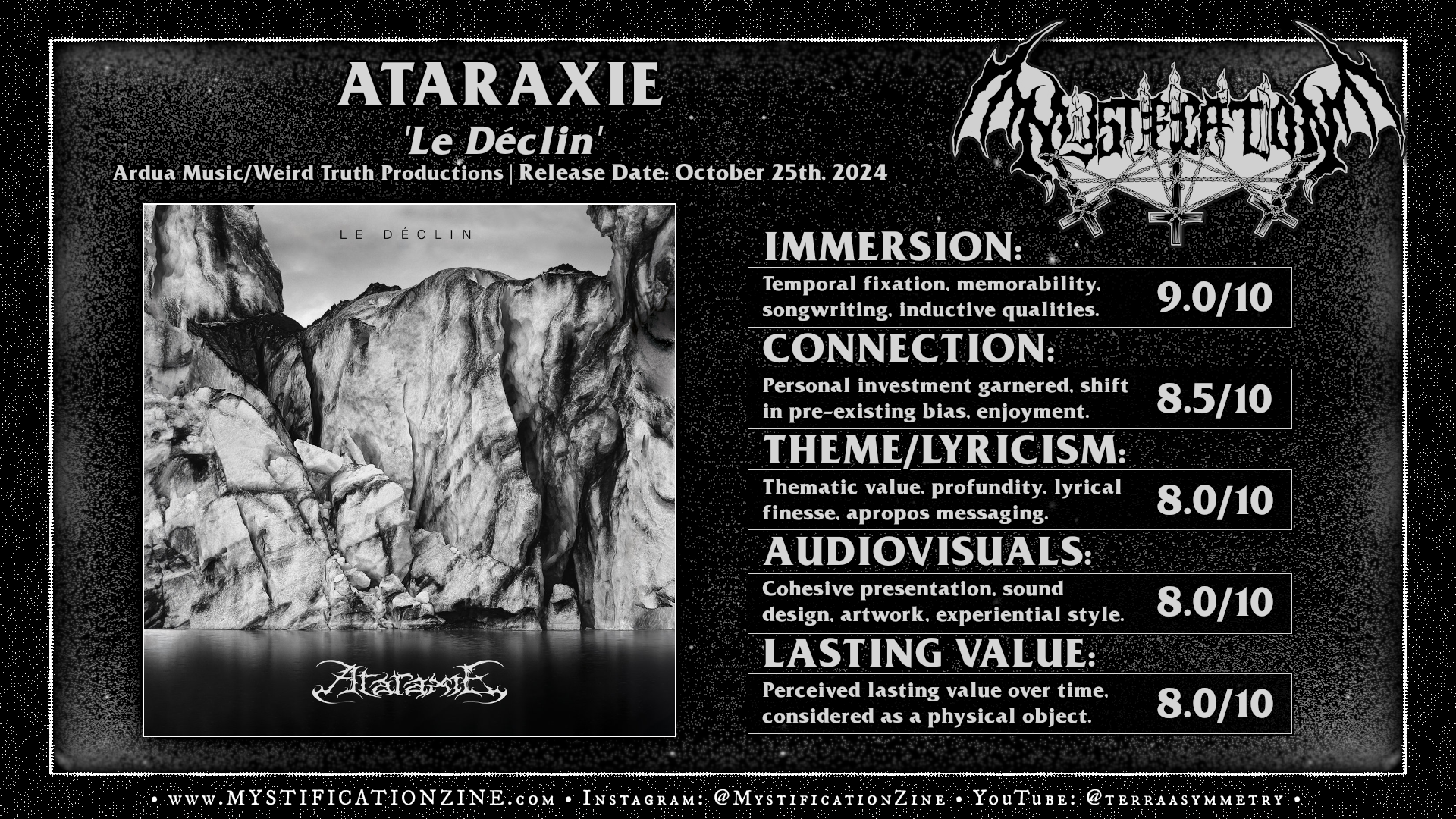 ATARAXIE – Le Déclin (2024) | REVIEW