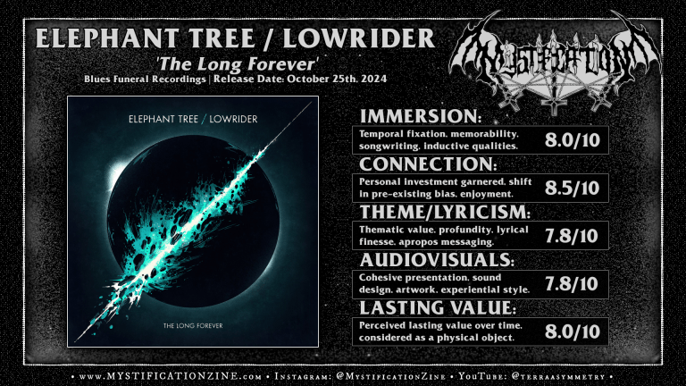 ELEPHANT TREE / LOWRIDER – The Long Forever (2024) | REVIEW
