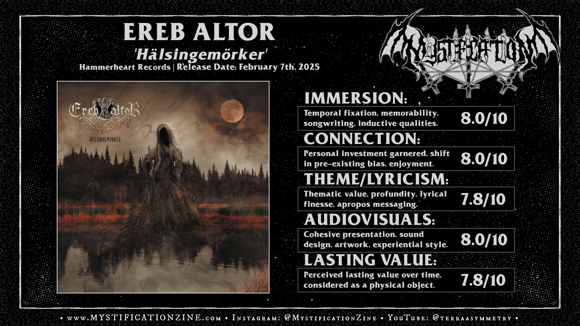 EREB ALTOR – Hälsingemörker (2025) | REVIEW