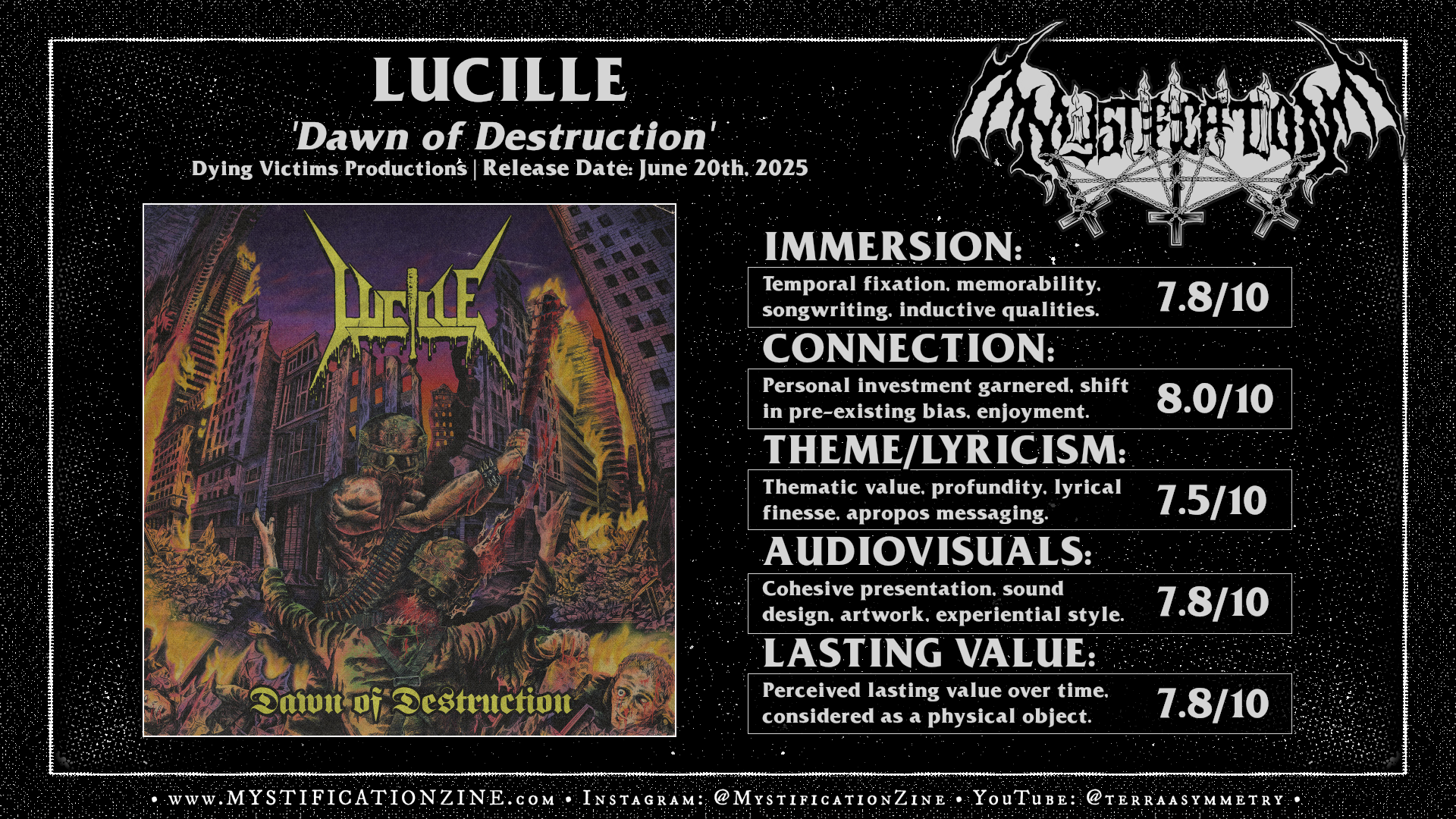 LUCILLE – Dawn of Destruction (2025) | REVIEW