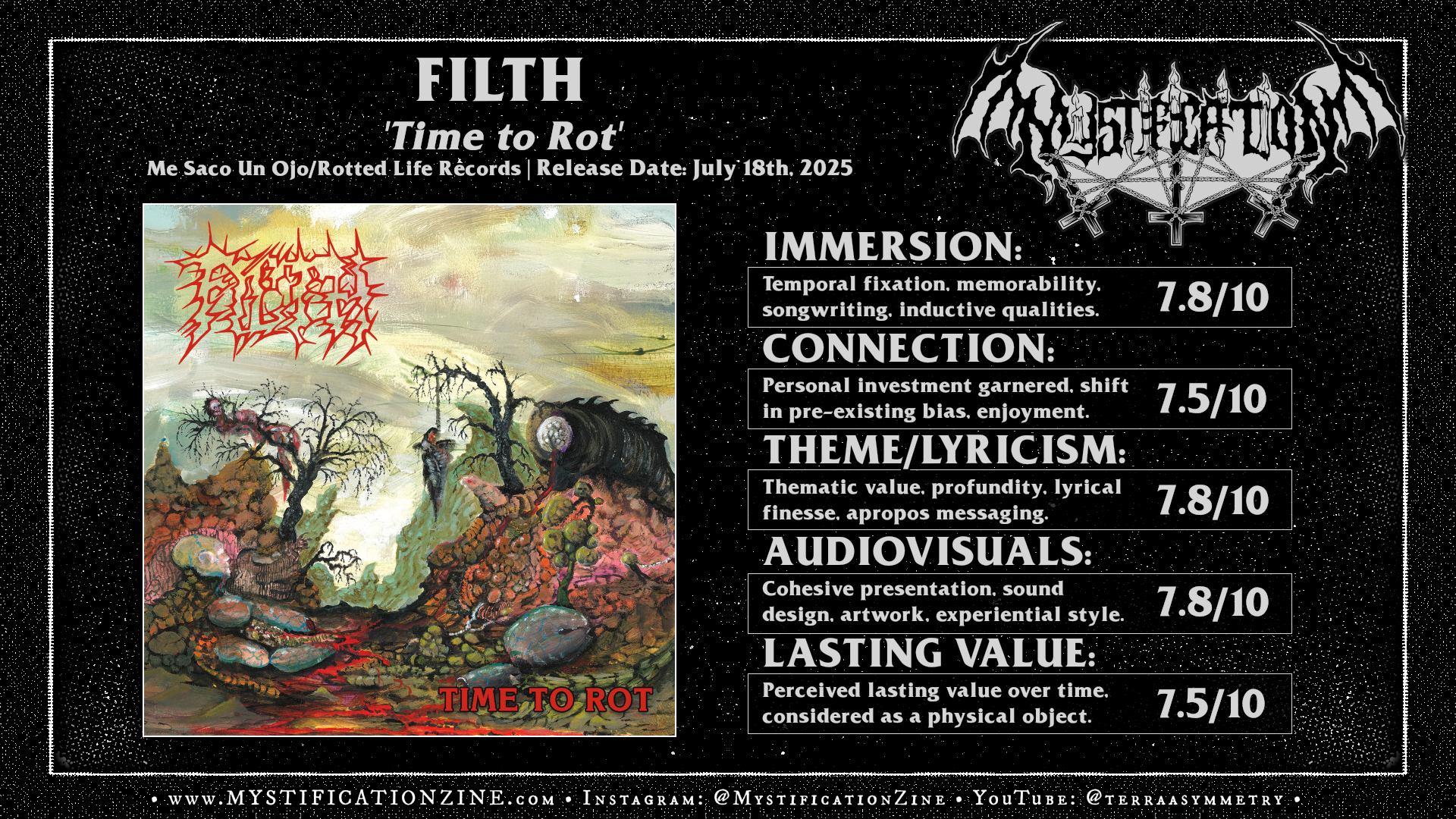 FILTH – Time to Rot (2025) | REVIEW