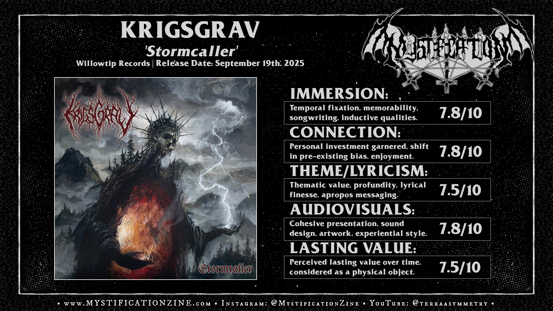 KRIGSGRAV – Stormcaller (2025) | REVIEW