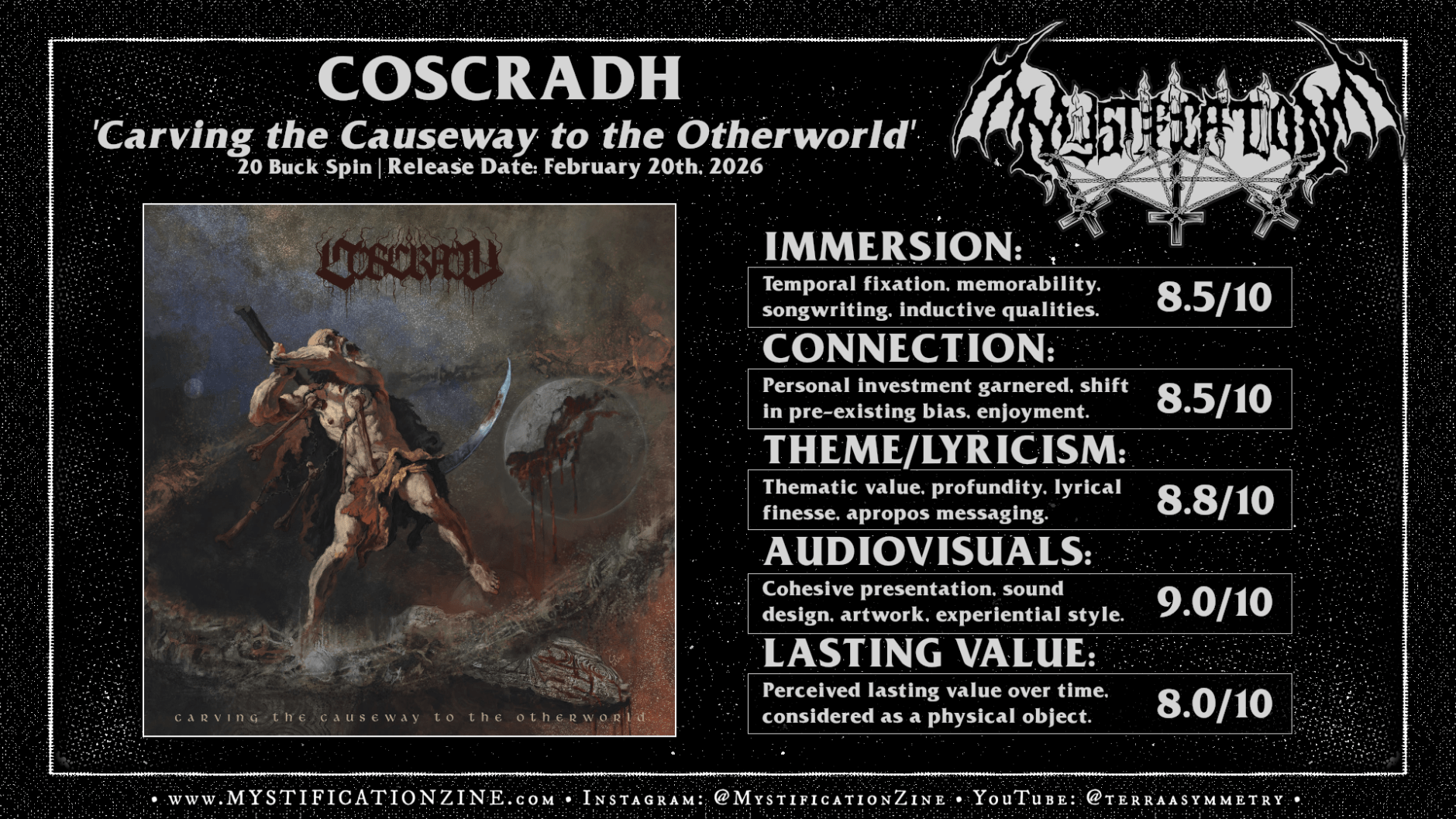 COSCRADH – Carving the Causeway to the Otherworld (2026) | REVIEW