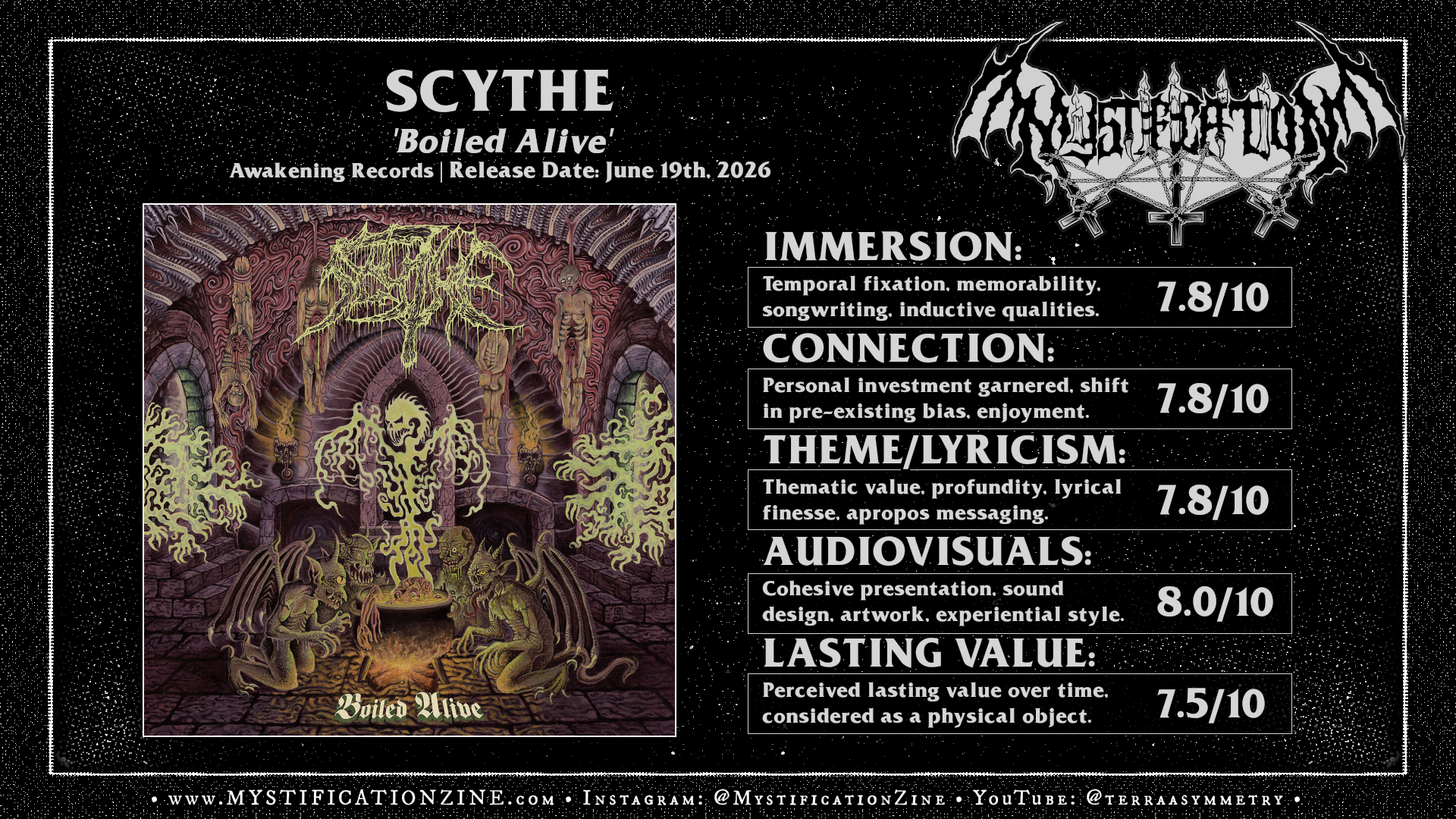 SCYTHE – Boiled Alive (2026) | REVIEW